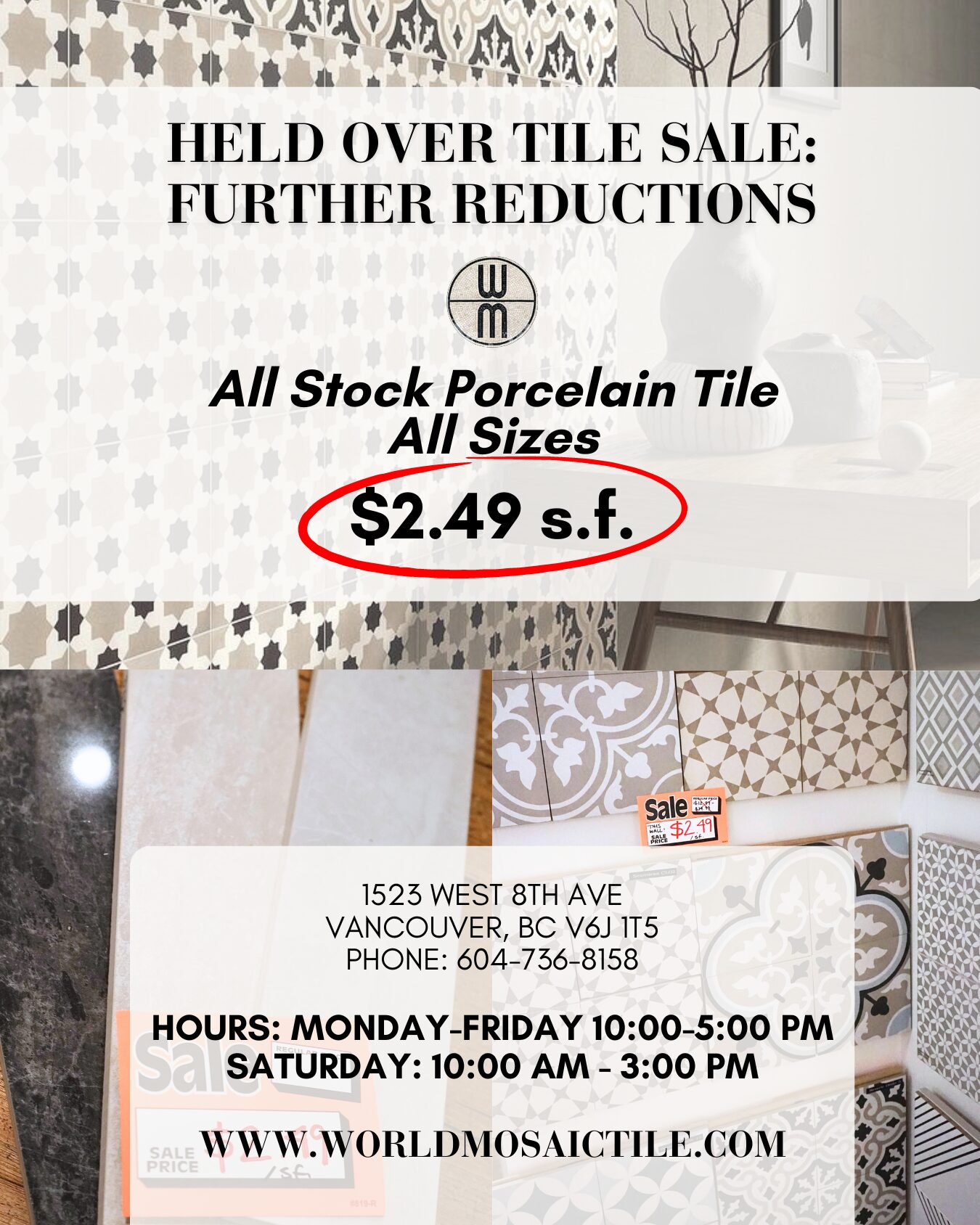 World Mosaic Tile | Porcelain & Glass B.C. Ltd. - World Mosaic Tile